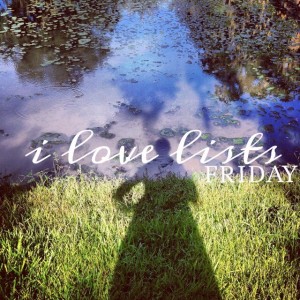 I love lists, Friday! - Shutterbean