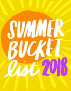 Summer Bucket List