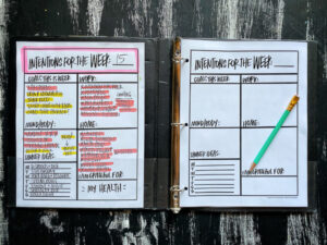 Intentions for the Week Printable! - Shutterbean