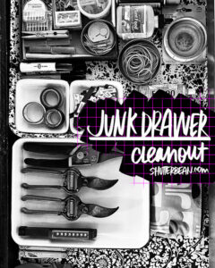 Junk Drawer Cleanout - Shutterbean