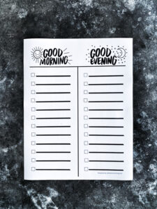 Creating a Morning Routine - Shutterbean