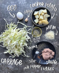 Cabbage Sausage Hash - Shutterbean