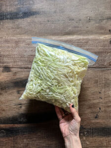 Cabbage Sausage Hash - Shutterbean