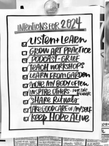 Intention Setting Workshops 2025! - Shutterbean